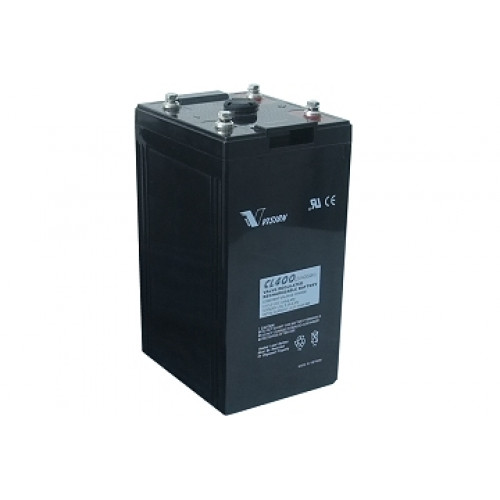 Vision CL400 Agm-akku 2v 400Ah/10HR 211x176x329/341 8mm kierren. Deep ...
