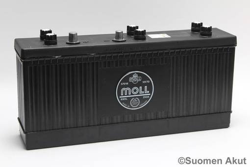 MOLL akku 12v 70ah 490x108x224 Navat keskellä - Suomenakut.fi verkkokauppa