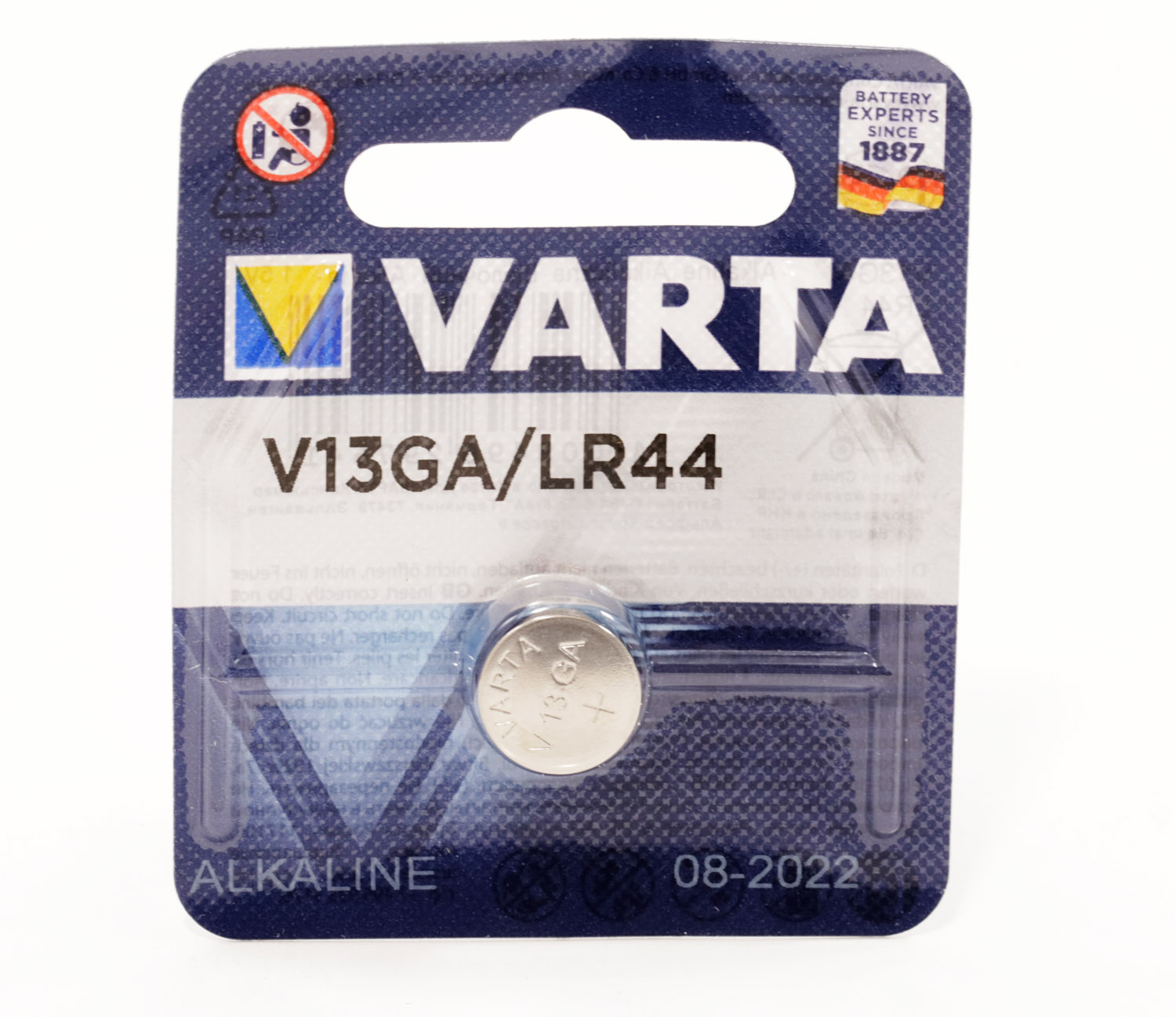 Varta alkaliparisto LR44 AG13 1,5V 1kpl blister - Suomenakut.fi ...