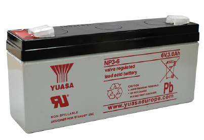 Yuasa Agm-Akku 6v 3Ah NP3-6 134x34x64 Terminal:F1 4.8mm - Suomenakut.fi ...