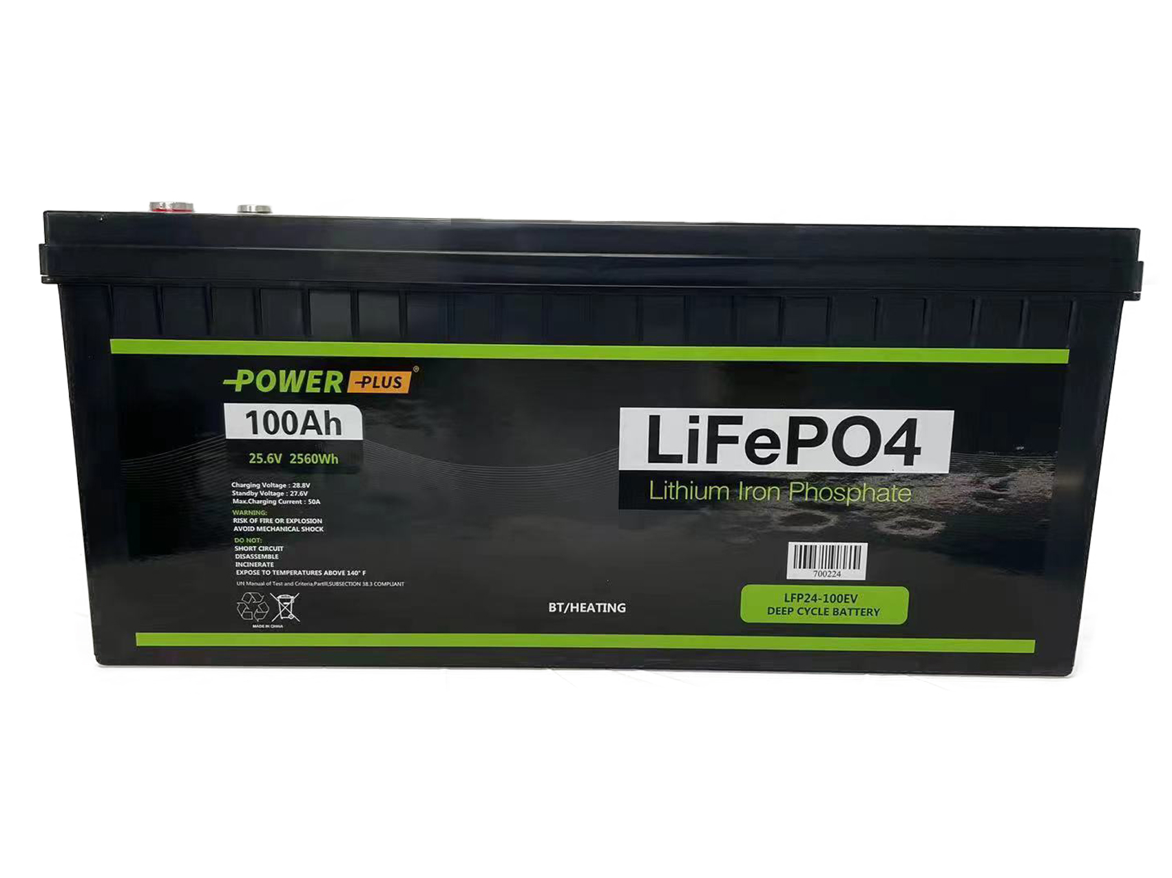 Power Plus LFP24-100EV akku25,6V100Ah 527x222x249 LiFePO4 M8 Li-Ion BT ...