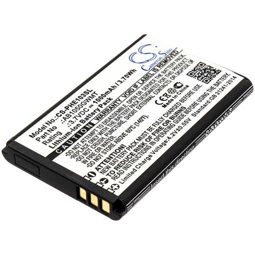 Doro 1362 Puhelimen tarvikeakku 3.7v 1000mAh Li-Ion - Suomenakut.fi ...