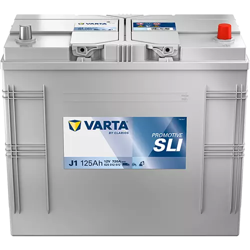 Varta J1 Promotive HD Heavy Duty 12V125Ah 345x175x285 - + - Suomenakut.fi verkkokauppa