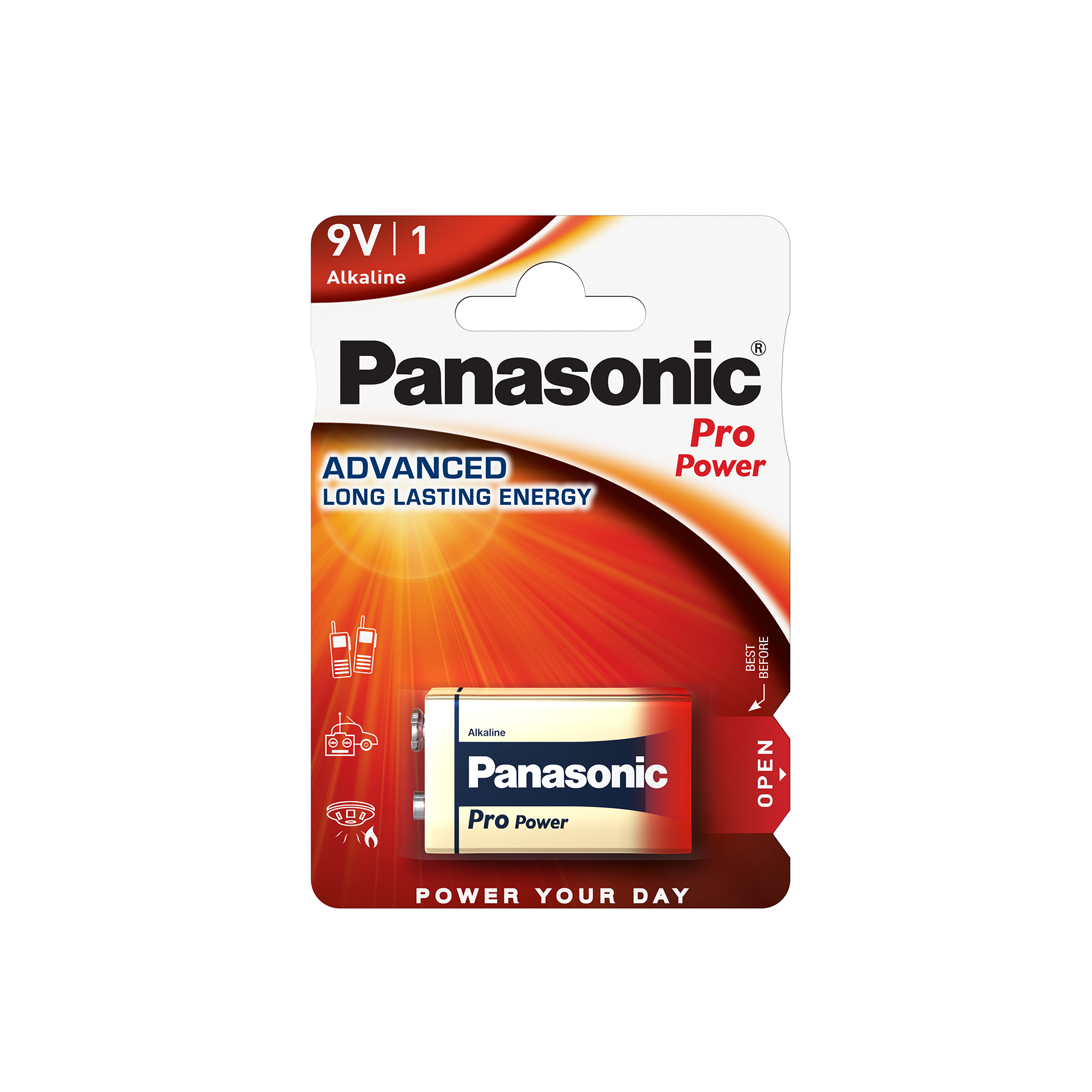 Panasonic 6LR61 Pro PowerAlkalineparisto 1kpl blisterissä 9V ...